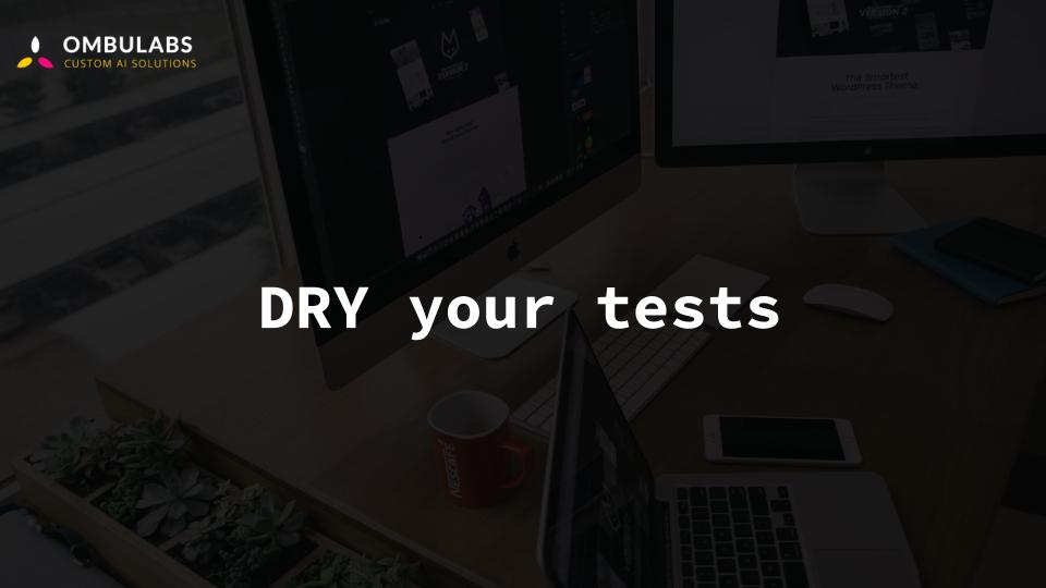 DRY your tests